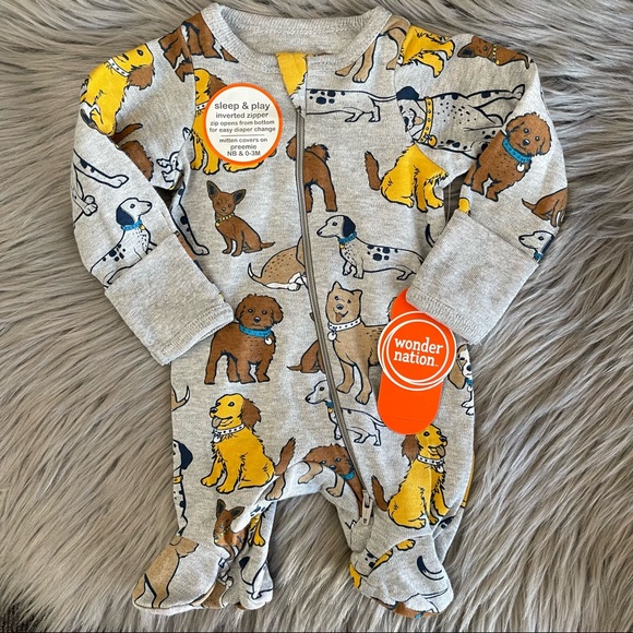 wonder nation | One Pieces | Wonder Nation Preemie Dogs Baby Boy Sleep ...